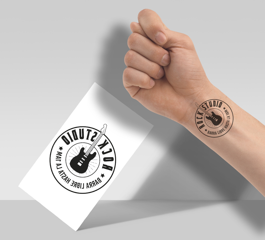 Calcomanías o tattoos temporales para eventos
