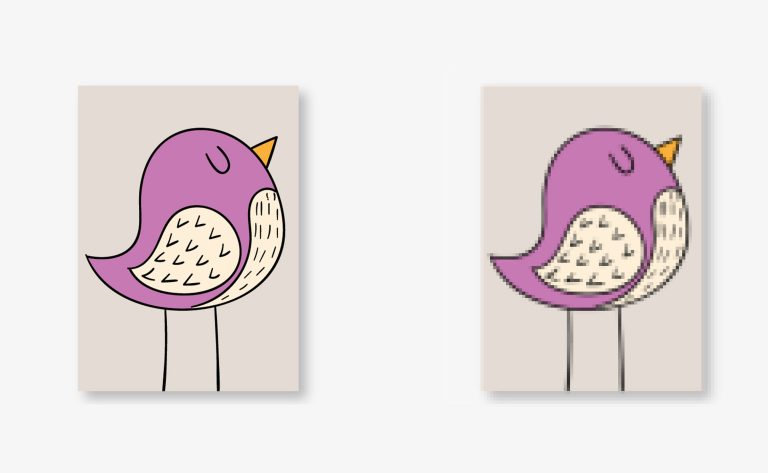 Diferencia entre Imagen vectorial y mapa de bits