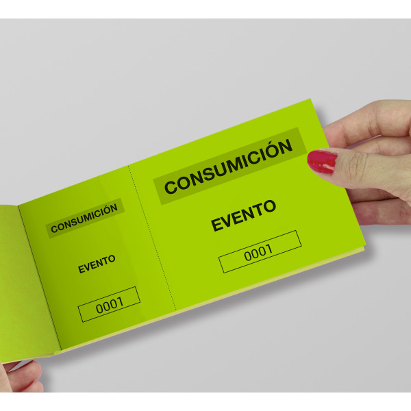 Tickets de consumición económicos