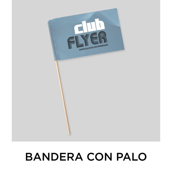 Bandera de Tela con Palo