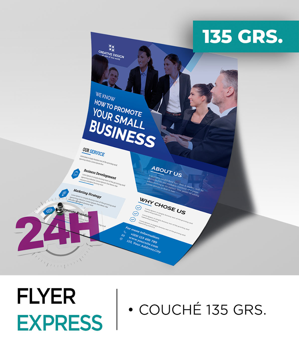 Impresión flyers económicos en Madrid